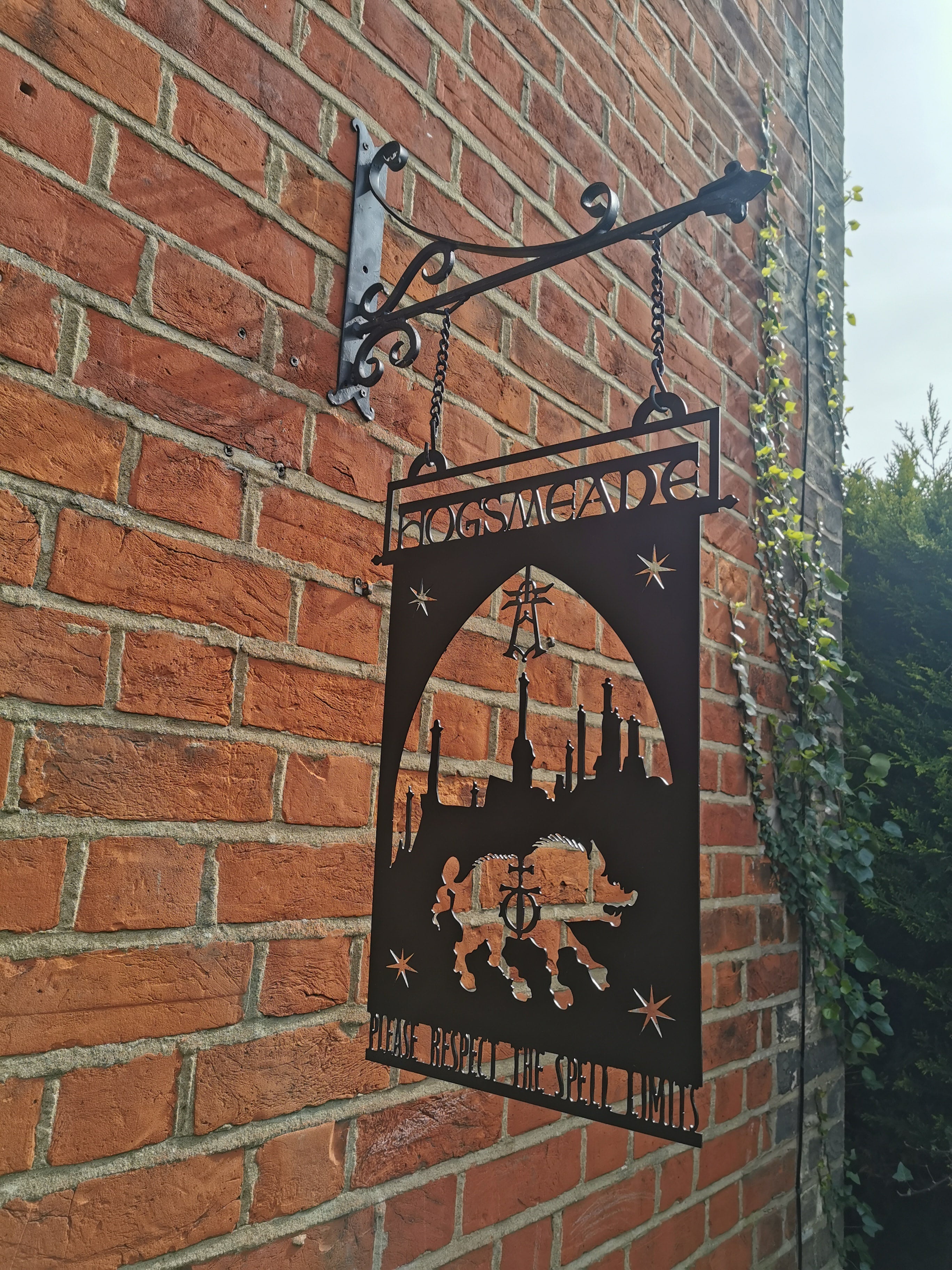 Hogsmeade Village - Harry Potter Hanging Sign | Metal Legacy